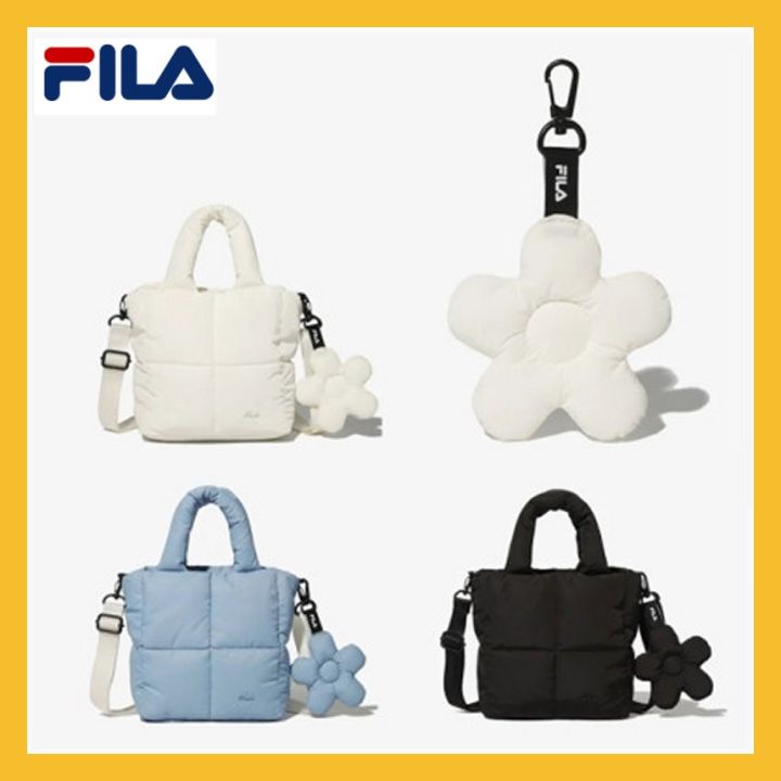 FILA Puffer Mini Tote Bag + Padding Charm 3 Colors (2024 NEW) | Lazada PH
