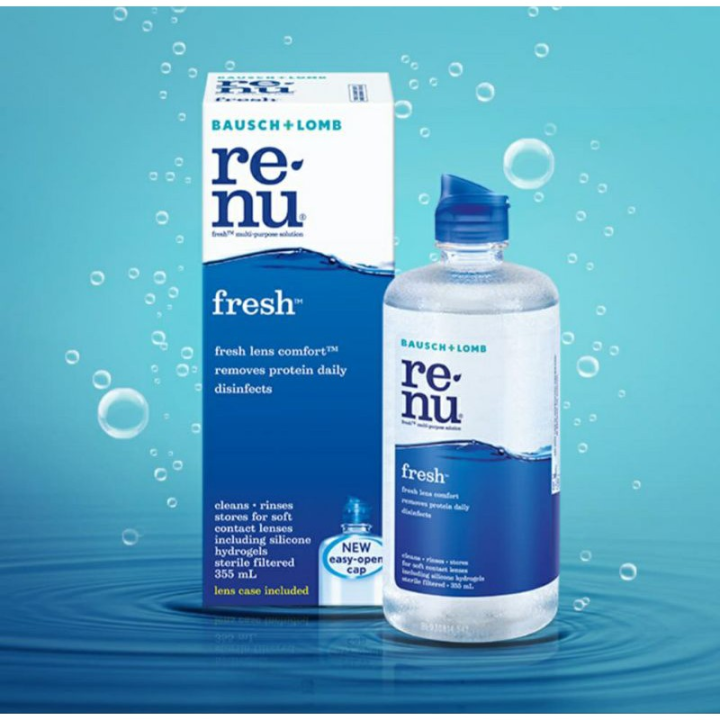 Bausch & Lomb Renu Fresh™ Multi-Purpose Contact Lens Solution (355ml X ...