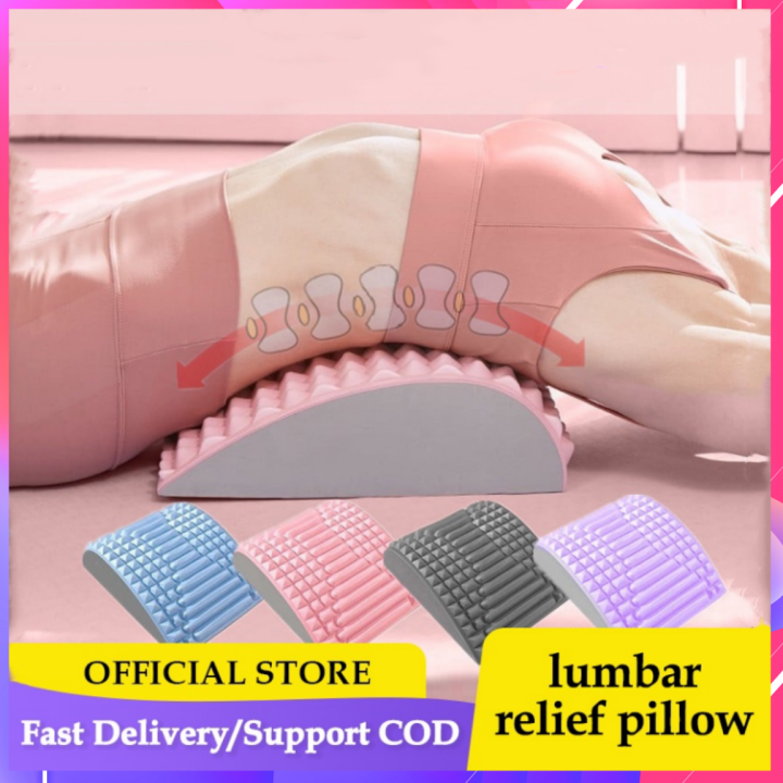 EVA Foam Back Massager,Lower Back Stretcher Pillow,Yoga Fitness Lumbar ...