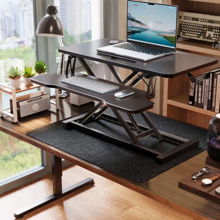 Standing Workbench Adjustable Computer Desk Home Office Foldable And ...