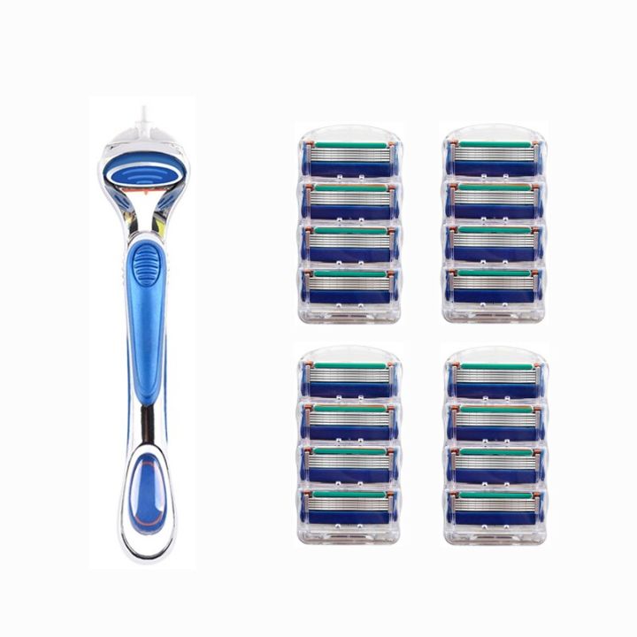 1 Handle+N Blades Men Razor Razors 5 Layer Razor For Face Care ...