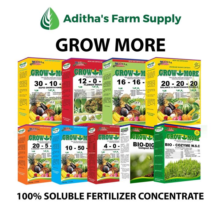 Grow More: Soluble Foliar Fertilizer - 1kg | Lazada PH