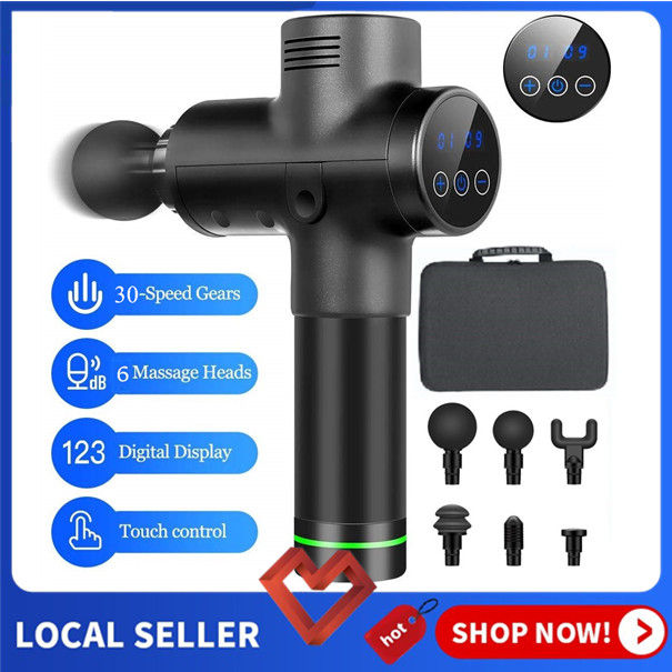【Ready Stock】6 in 1 LeBron James Fitness Massage Gun Relax Muscle ...