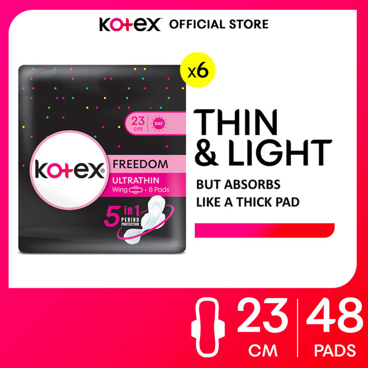 Kotex Super Overnights Feminine Pads 41cm - 6 Pads | Lazada PH