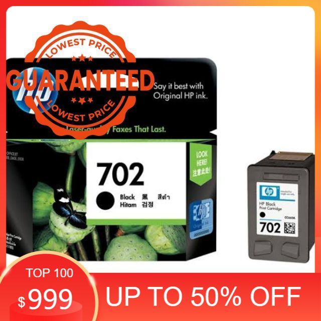 HP ink 702 Black Original Ink Cartridge(CC660AA) | Lazada PH