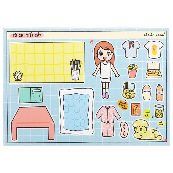 Đồ Chơi Bộ Tranh Tương Tác Cô Tiên Xanh - Búp Bê Giấy | Lazada.vn