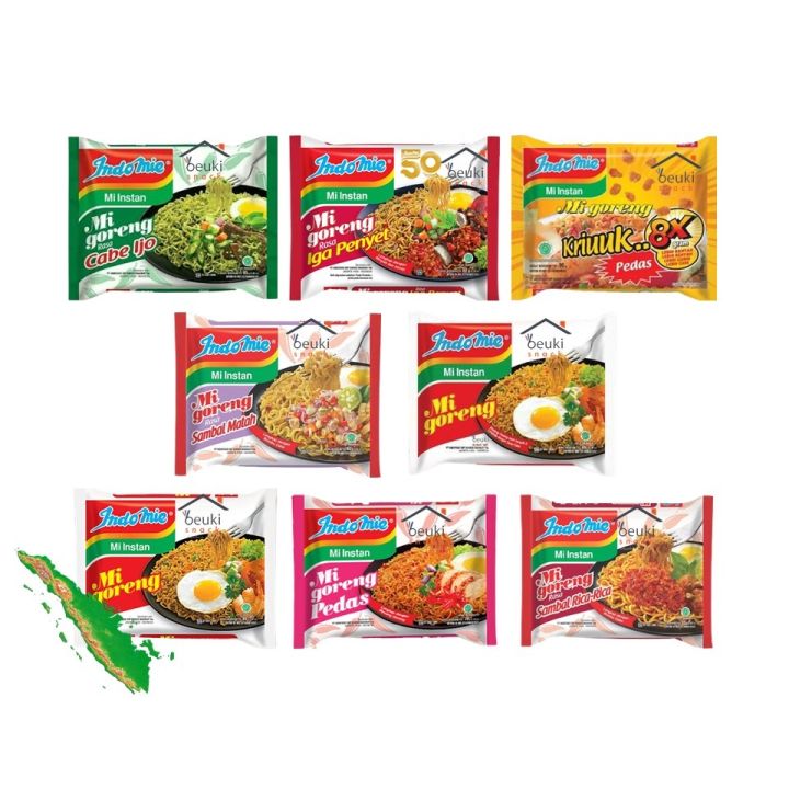 Indomie Fried Instant Noodles Various Variants Choose Flavors | Lazada PH