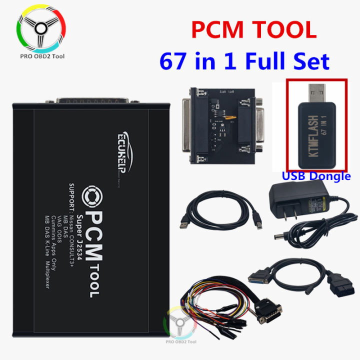 PCMtool FLASH 67 IN 1 Full 67 Licenses Supported ECU Read Write Via ...