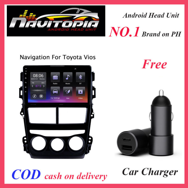 NAVITOPIA Android 11 Car Head Unit Car Radio Stereo with Panel for ...