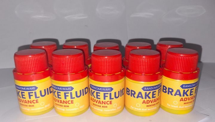 Minyak rem Advance 10 Pcs ( sepuluh ) minyak rem Honda Beat Fi Vario Fi ...