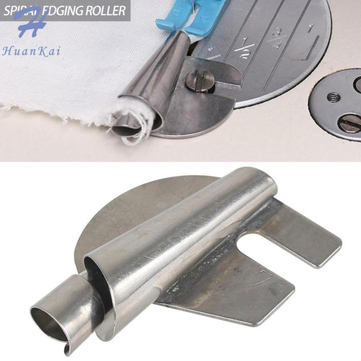 HK Industrial Flat Sewing Machine Pull Tube Spiral Edging Roller ...