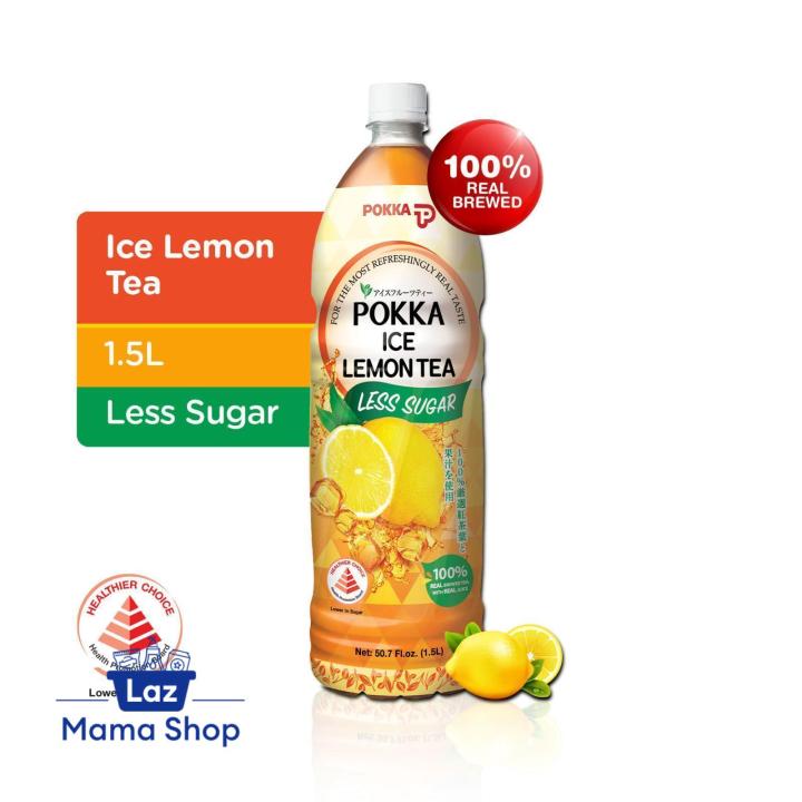 Pokka Ice Lemon Tea (Less Sugar) 1.5L (Laz Mama Shop) | Lazada Singapore