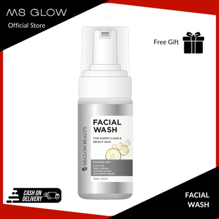 Ms Glow Facial Wash Sabun Wajah 100ml | Lazada Indonesia