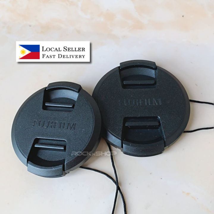 Snap-on Lens Cap with cord for Fujifilm XA1 XA2 XA3 XA5 XA20 XT10 16-50mm 15-45mm | Lazada PH
