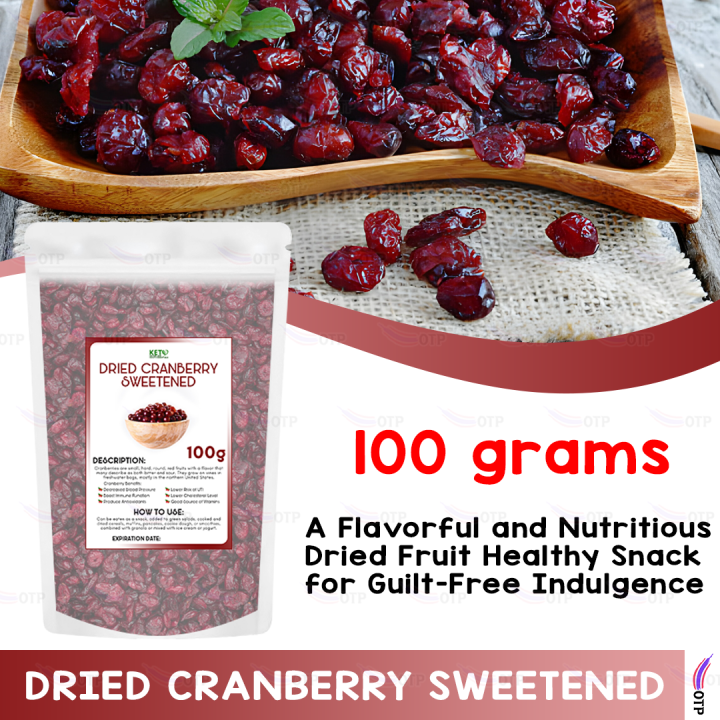 Dried Cranberries Sweetened 100g | Lazada PH