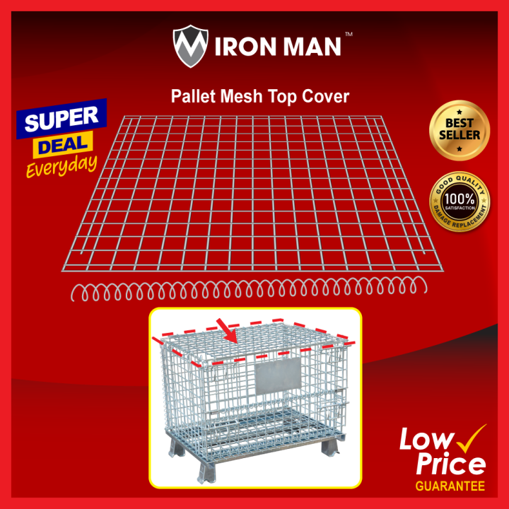 TTF Rack™️ (PALLET MESH TOP COVER) Heavy Duty Pallet Mesh Cover ...
