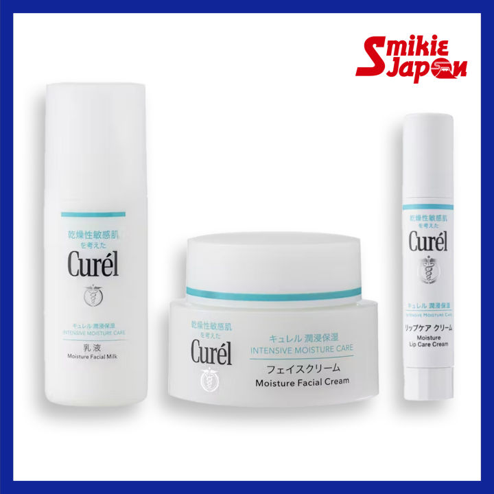 Curel Intensive Moisture Care Moisture Facial Milk 120ML / Cream 40g ...