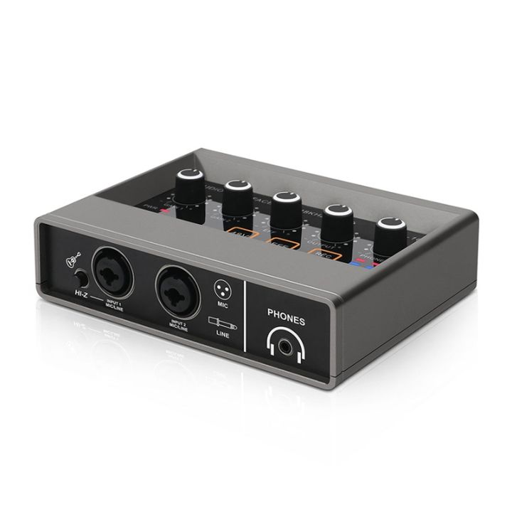 Professional Audio Mixer USB Audio Interface Sound Card DJ Equipment ...