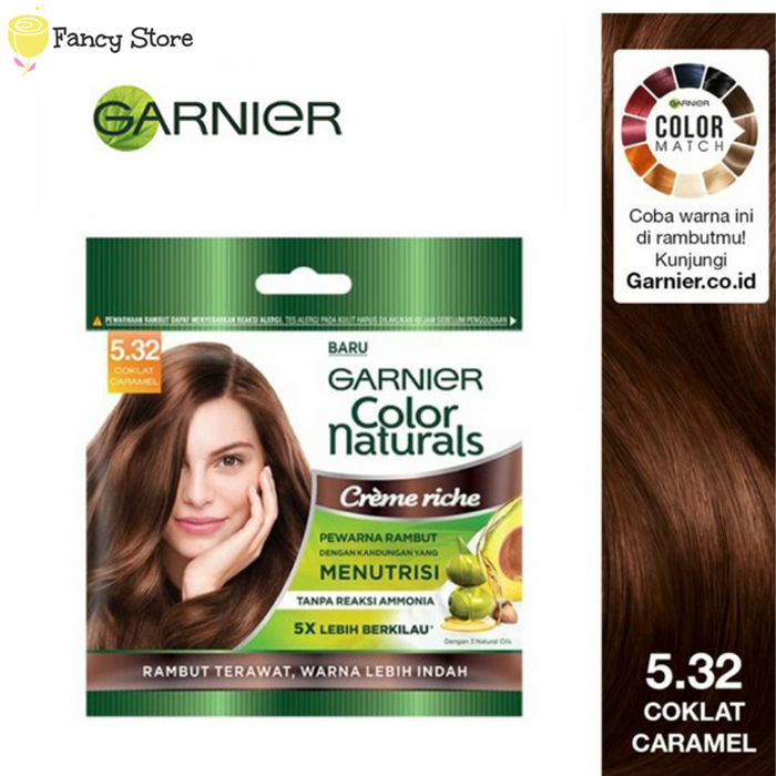 Garnier Color SACHET [5.32-CC] Express Cream Coklat Caramel 2x20gr ...