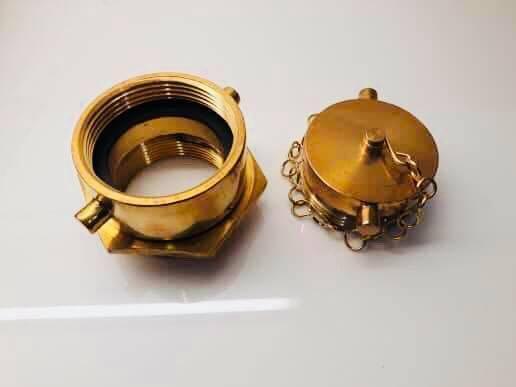 BRASS Snoots Female Open Snoots with Cap and Chain 65MM Fire Hydrant ...