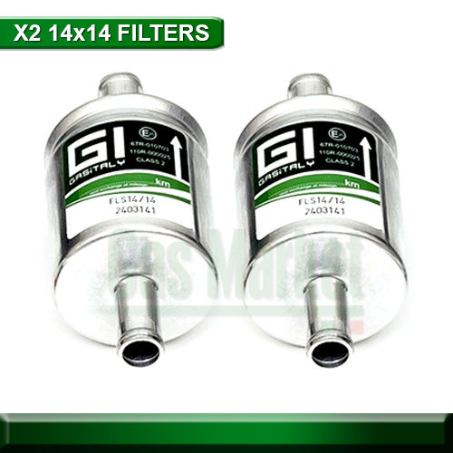 X2 GI Gas Filter 14x14 - กรองแก๊ส GI LPG/NGV ขนาด 14*14 มม 2 ชิ้น ...