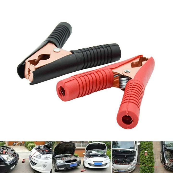 Toolstar 100A Copper Alligator Clips Car Battery Charger Heavy Duty ...