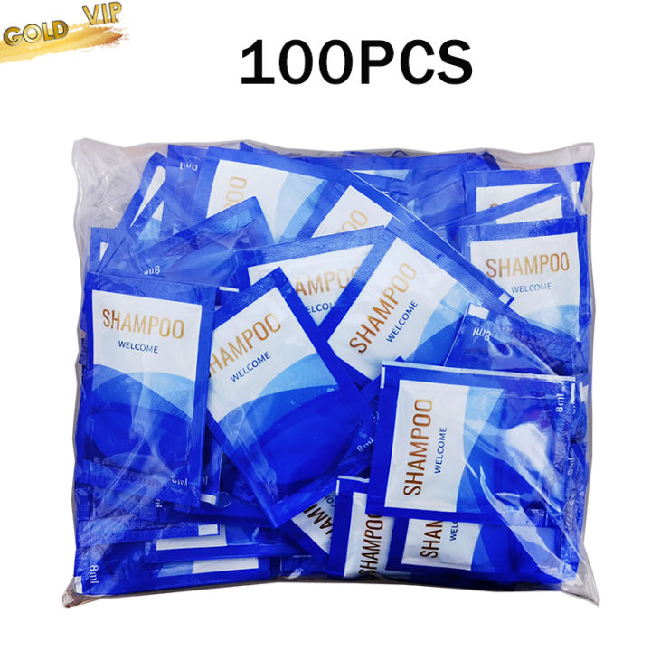 100 PCS 8ml Shampoo Sachet - Hotel Amenities Supply | Lazada PH