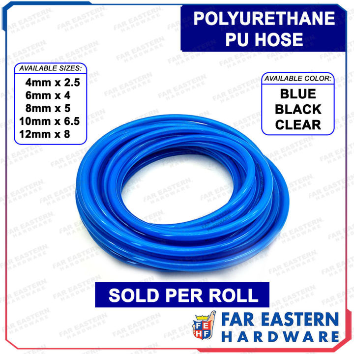 PU Polyurethane Hose Pneumatic Tube Tubing 4mm 6mm 8mm 10mm 12mm Sold Per Roll | Lazada PH