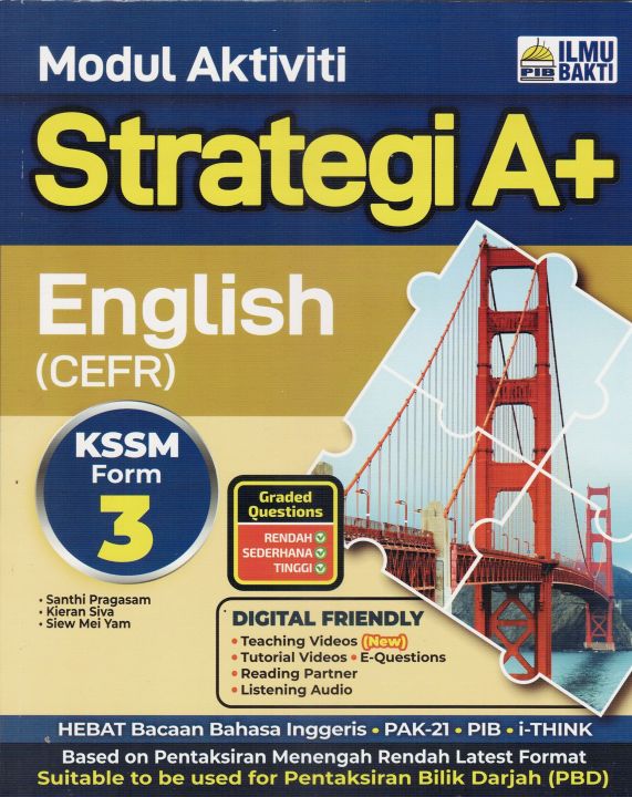 MODUL AKTIVITI ( 2025 ) : STRATEGI A+ ENGLISH ( CEFR ) FORM 3 KSSM | Lazada