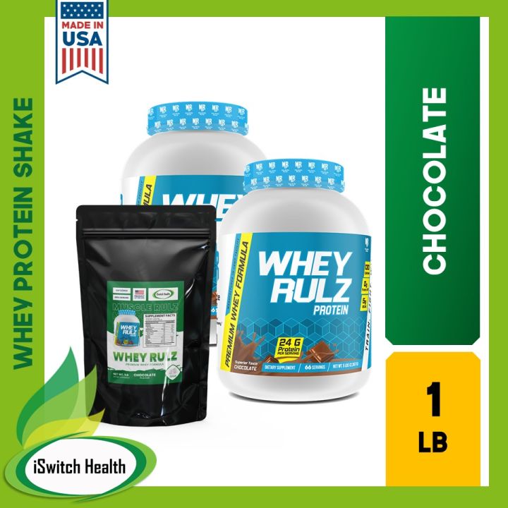 Muscle Rulz Whey Rulz 1lb (REPACKED) | Whey Protein for Men | Whey ...
