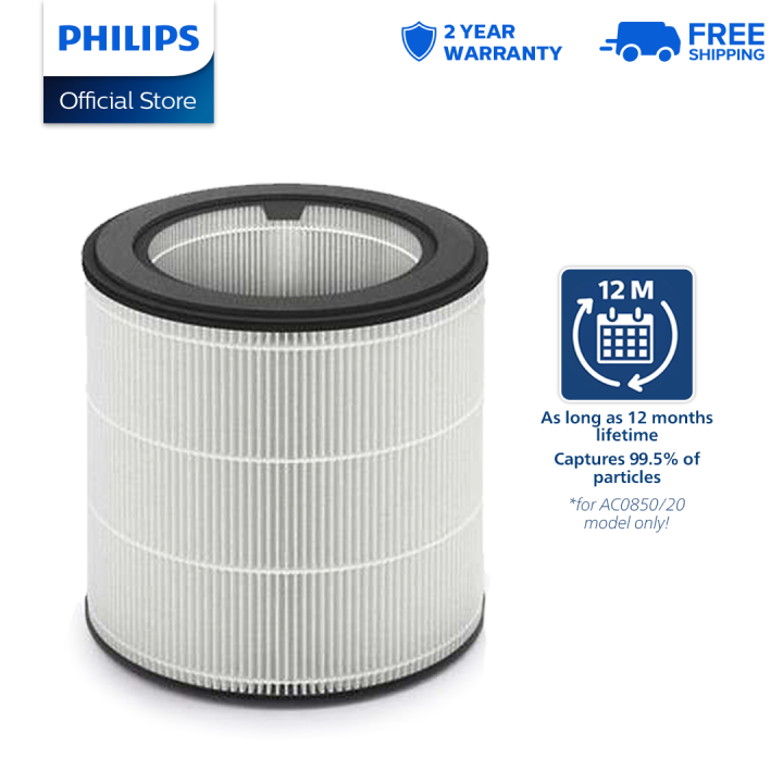 PHILIPS [FY0293/30] Air Purifier Nano Protect HEPA Filter, Removes 99.5 ...