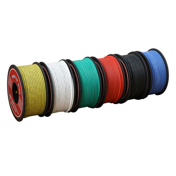 【Free Returns】 10m/roll Silicone Wire 18 Awg Ul3132 Hook-Up Stranded ...