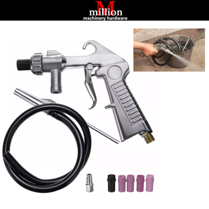 Air Sand Blaster Industrial Spray Gun Kit Sets Airbrush Sand Blasting Gun Portable Speed Blaster ...