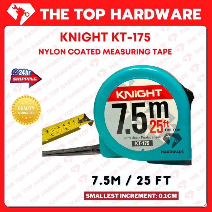*RHUMA* KNIGHT KT-175 MEASURING TAPE 7.5M 25FT | Lazada