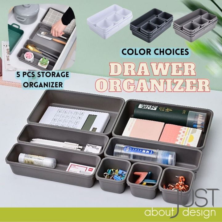 Drawer Storage Boxes Drawer Organizer Baskets Box Drawer Kitchen Drawer ...