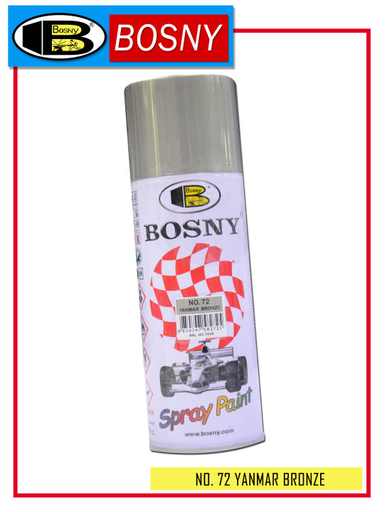 Bosny Spray Paint No.72 Yanmar Bronze | Lazada PH