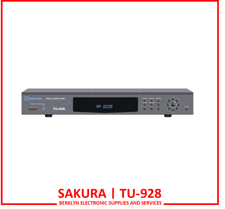 Sakura TU-928 AM/FM Stereo Digital Tuner | Lazada PH