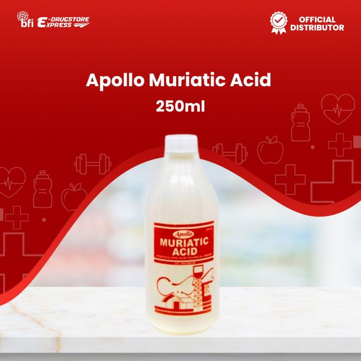 Apollo Muriatic Acid 250ml | Lazada PH
