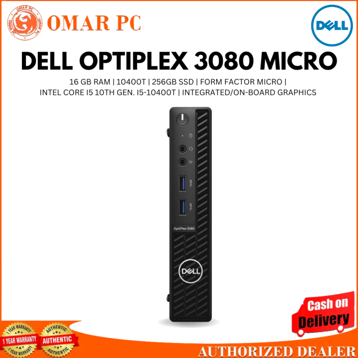 Dell OptiPlex 3080 micro | 16 gb ram | 10400t | 256gb ssd | Form Factor ...