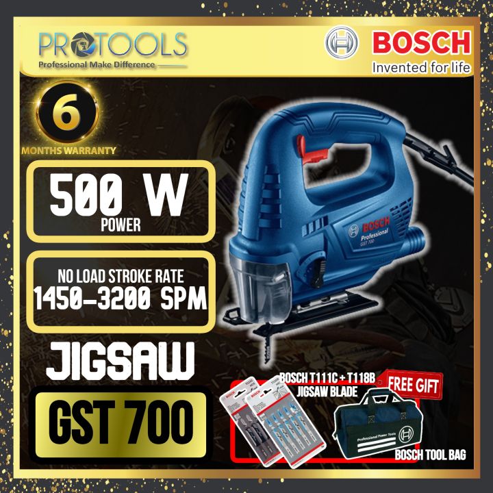 Bosch GST700 Jigsaw 500Watt + Extra 2 pack wood blade / 5PCS bosch wood ...