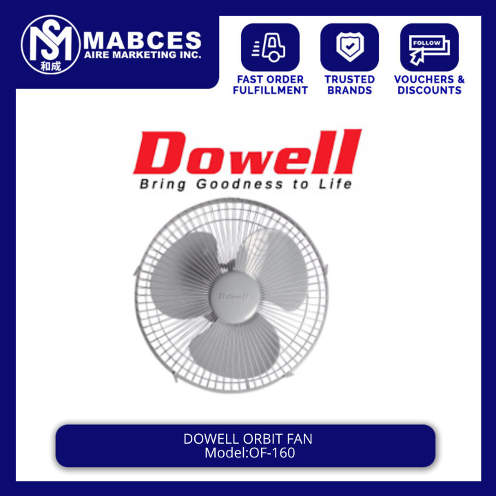 Dowell 16inch Orbit Fan OF-162 | Lazada PH