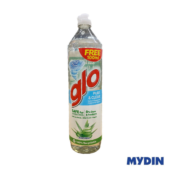 Glo Dishwashing Liquid (800ml) FOC 100ml - 4 Variants | Lazada