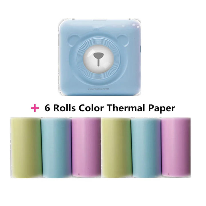Inkless Bluetooth-Compatible Pocket Portable A6 Peripage เครื่องพิมพ์ ...