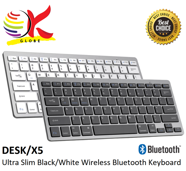 ULTRA SLIM WIRELESS BLUETOOTH KEYBOARD X5 (BATTERY) / 2.4G + BLUETOOTH ...