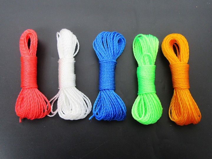 10m Clothesline Nylon Outdoor Sampayan Reusable Rope Clothes Drying ...