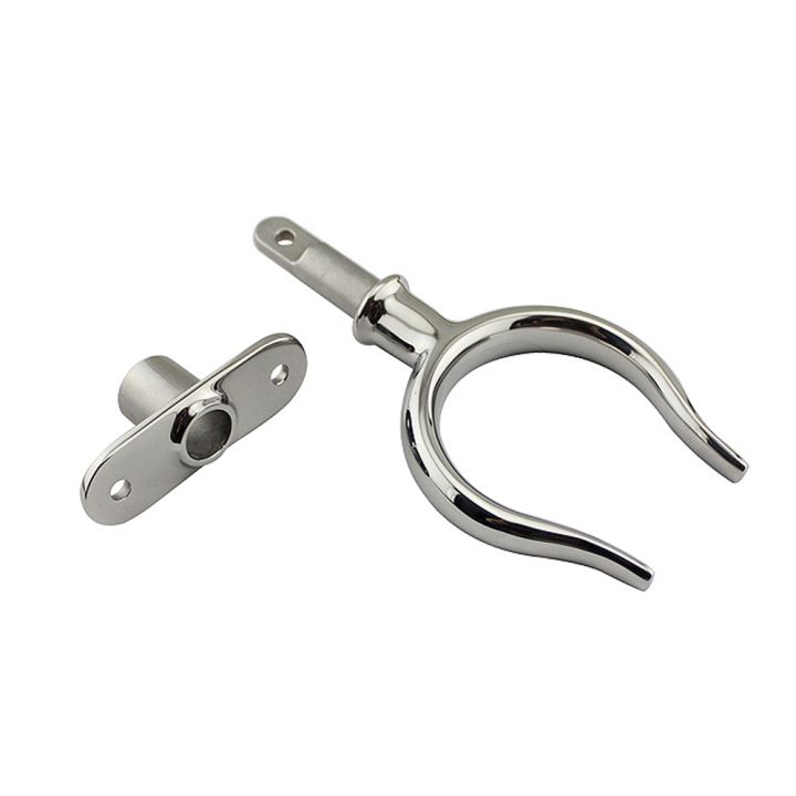 1PCS Stainless Steel 316 Deck Mounting Rowlock Oarlock Marine Grade ...