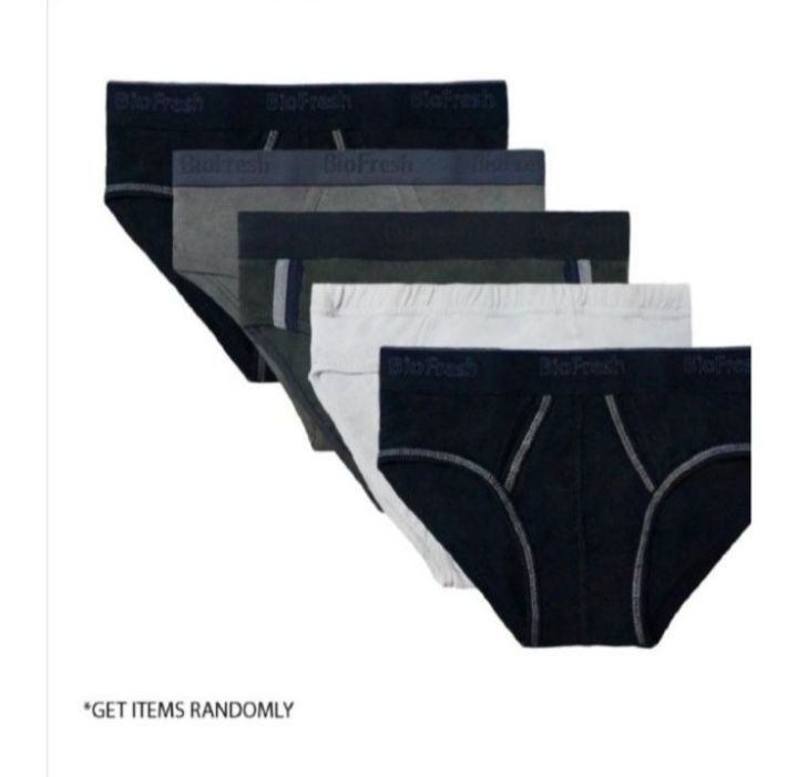 Biofresh 3-in-1 Men's Brief Pack - Assorted Colors Per pack | Lazada PH