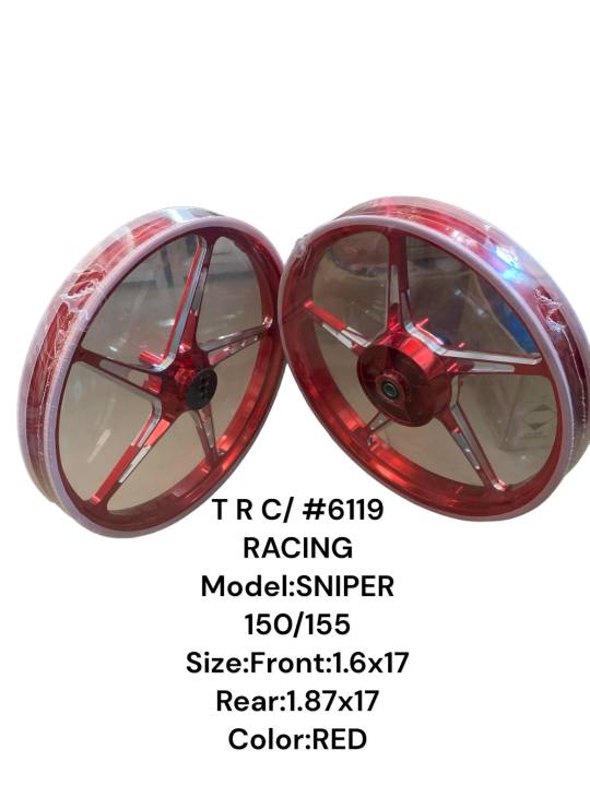 TRC MAGS RACING SNIPER150/155 (1.6X17-1.87X17) RED | Lazada PH