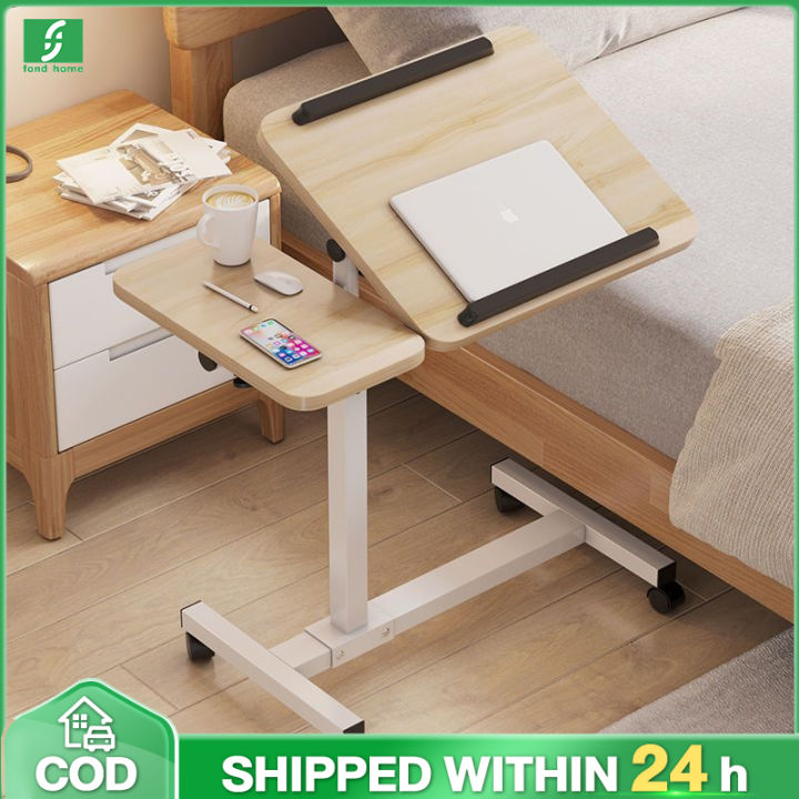 Adjustable Laptop Table Foldable Computer Desk Mobile Desk Rotating ...