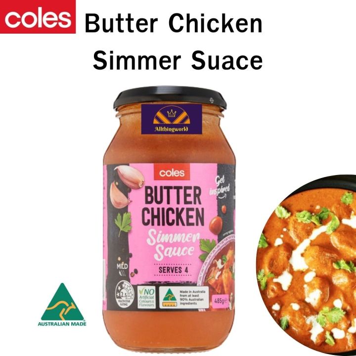 Coles Butter Chicken simmer sauce | โคลส์ ซอสบัตเตอร์ชิ้กเก้น ซิมเมอร์ ...